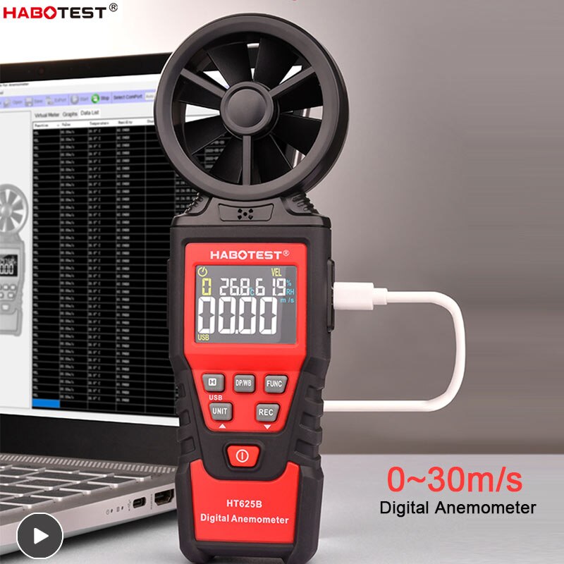 Anemometer Digital Wind Speed Meter Gauge Wind Ane... – Grandado