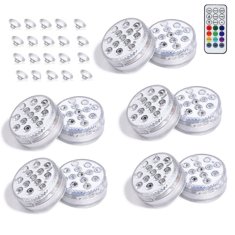 Rgb Dompelpomp Licht Met Afstandsbediening 13 Leds... – Vicedeal