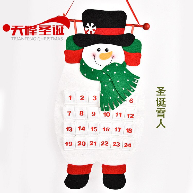 Kerst Kalender Kerstman Snowman Xmas Advent Timer ... – Vicedeal