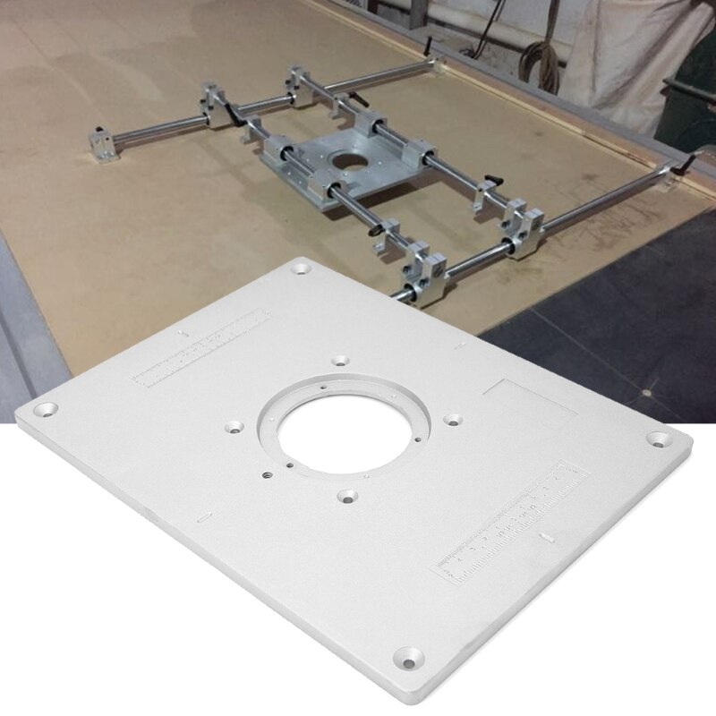 700C Aluminum Router Table Insert Plate + 4 Rings ... – Grandado