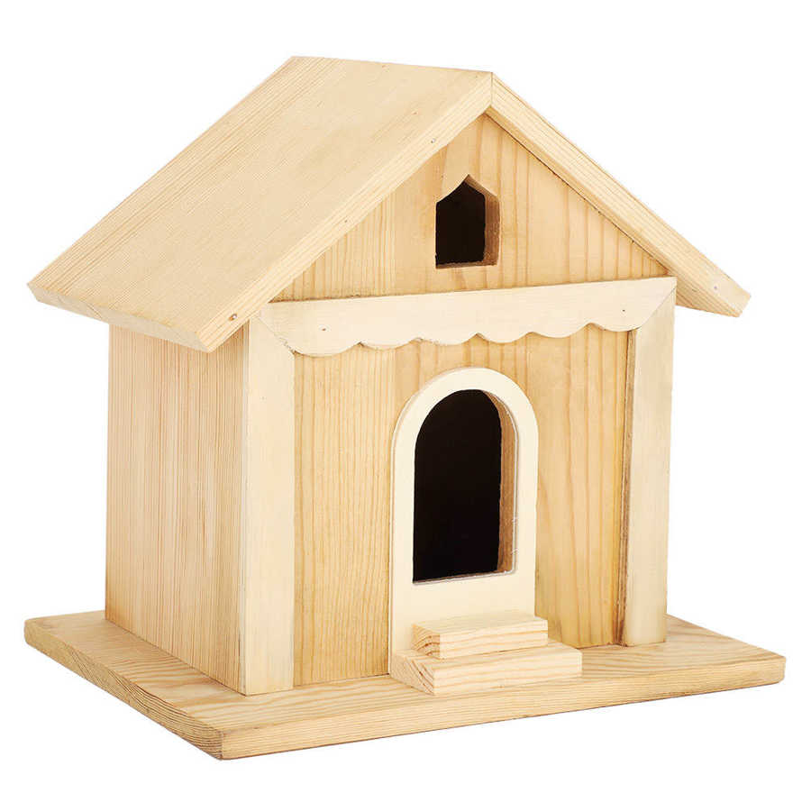 Hanging Wooden Bird House Breeding Cage Box Feedin... – Grandado
