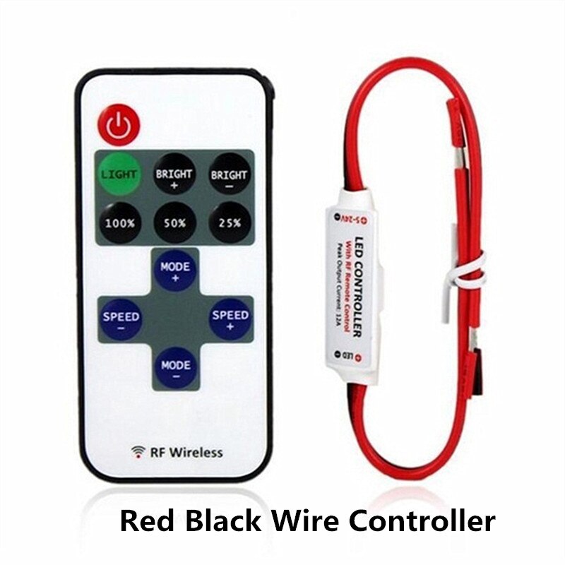 5V-24V 11Key controlador de tira LED RF Mini regul... – Grandado