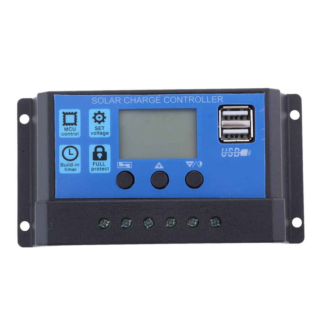 10A Solar Panel Charger Controller LED Lamp Water ... – Grandado