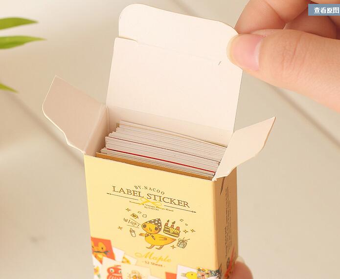 Square Carton cartoon memo pad 5 packs,52pcs/pack – Grandado