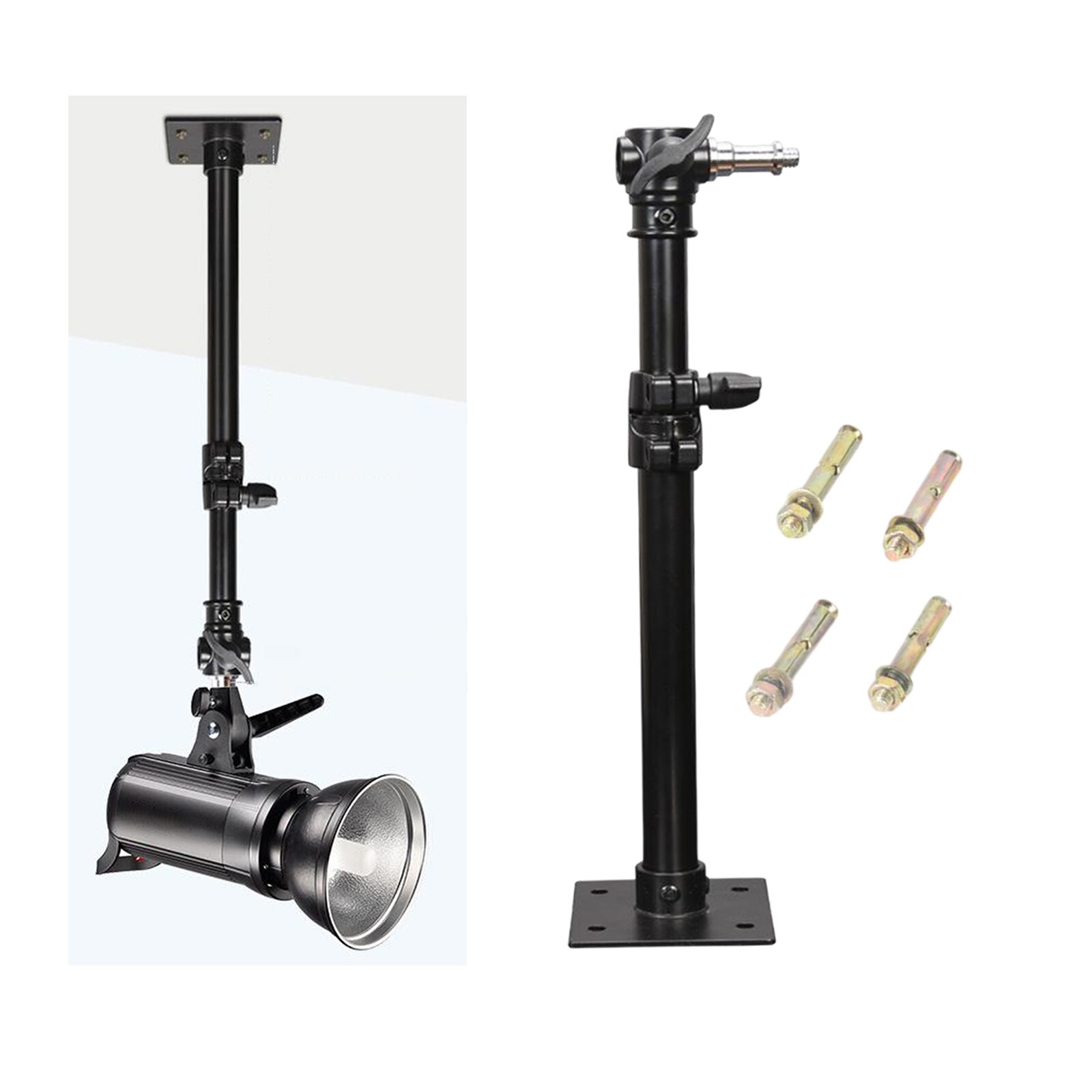 Photography Ceiling Arm Light Stand with 1/4 3/8 A... – Grandado