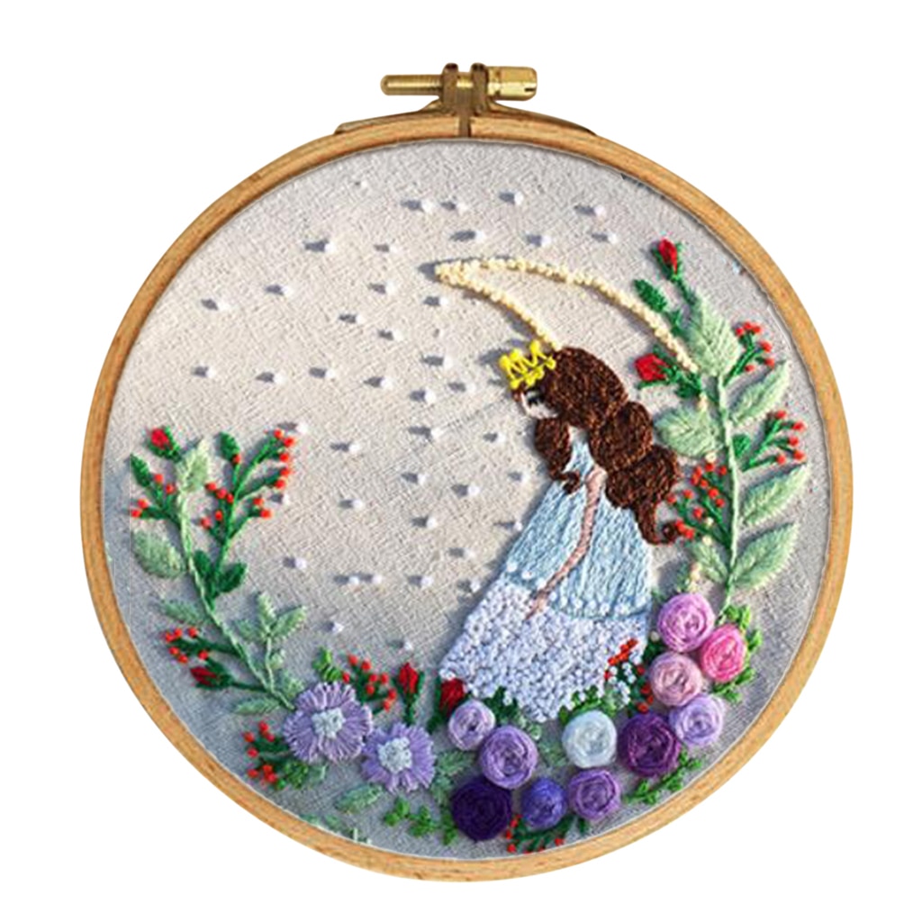 1 Set DIY Embroidery Starter Kits with Moon Fairy ... – Vicedeal
