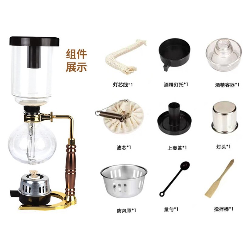 Japanese Style Siphon Coffee Maker Tea Siphon Pot ... – Vicedeal