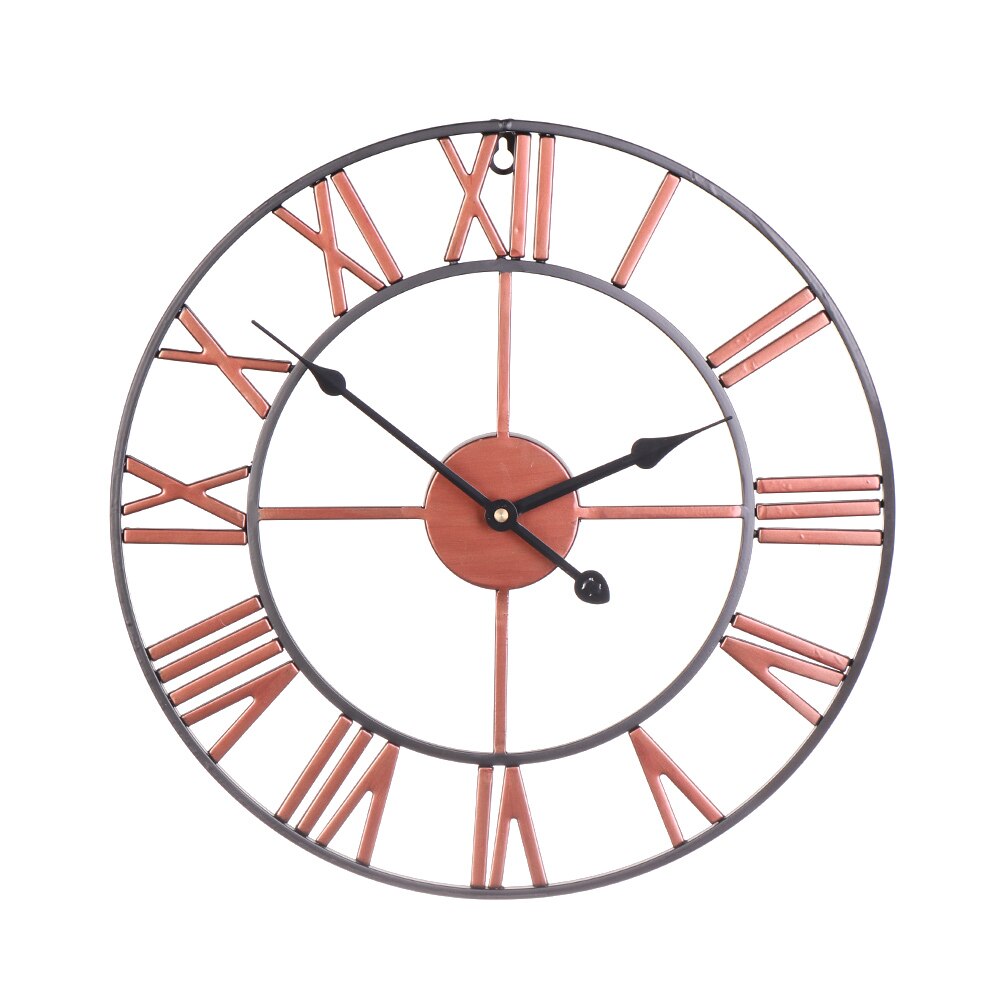 40/50cm Vintage Iron Large Mute Roman Numeral Wall... – Vicedeal