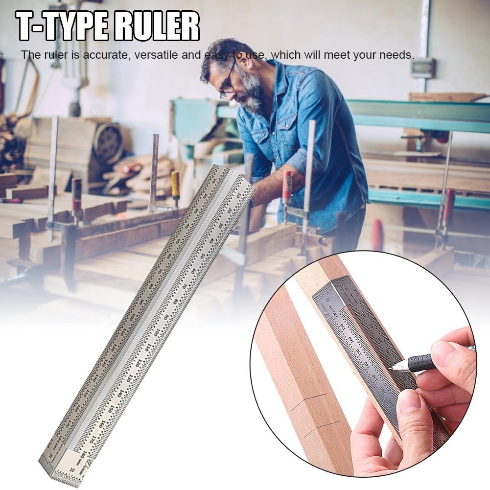 High-precision Scale Ruler T-type Hole Ruler Stain... – Grandado
