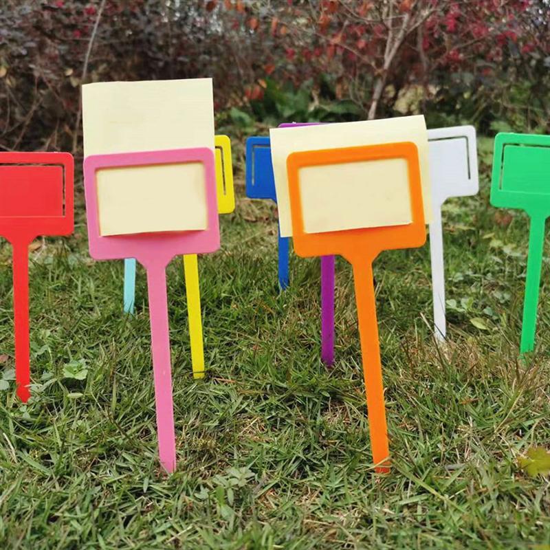 50Pcs Garden Plastic Plants Label Plant Tags Plant... – Vicedeal