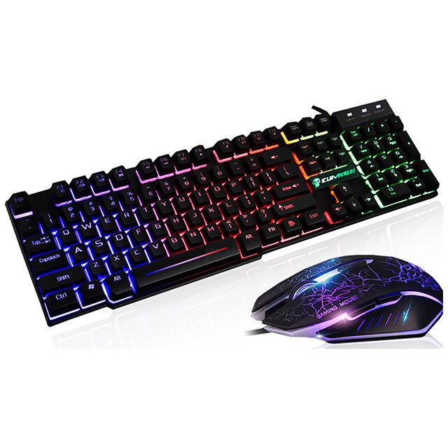 SeenDa Wired Gaming Keyboard Mouse Set Mechanical ... – Grandado