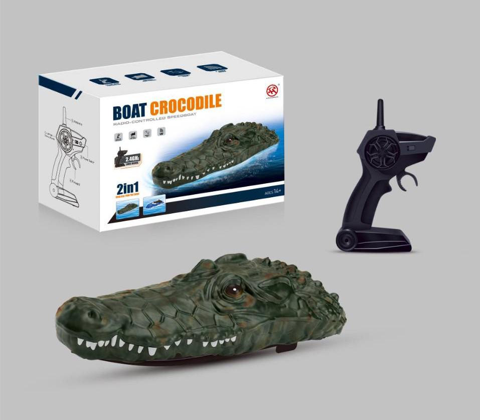 RCtown RH702 2.4G RC Boat Simulation Crocodile Hea... – Grandado