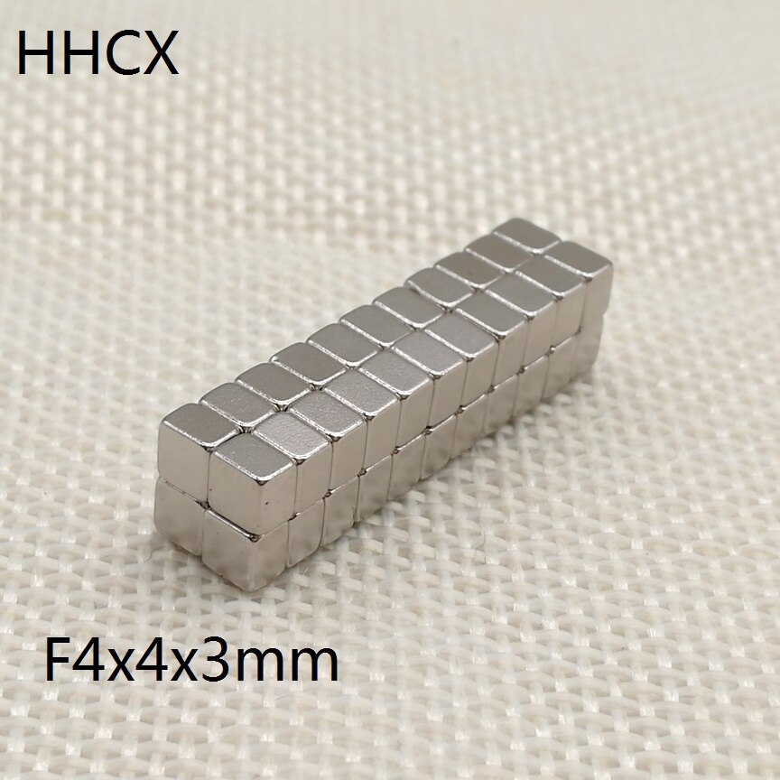 10 20 50 100 200pcs/lot Magnet 4x4x3 N35 Magnet 4*... – Vicedeal
