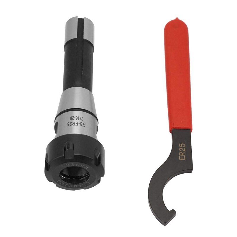 R8-ER25 Precision Spring Collet Chuck Holder + ER2... – Grandado