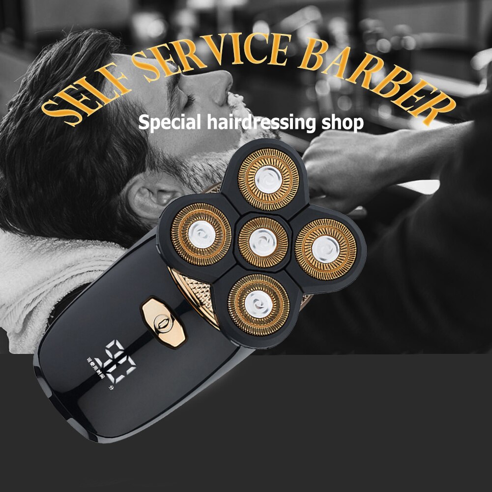 5-In-1 Electric Shaver Men Bald Head Hair Clipper ... – Grandado