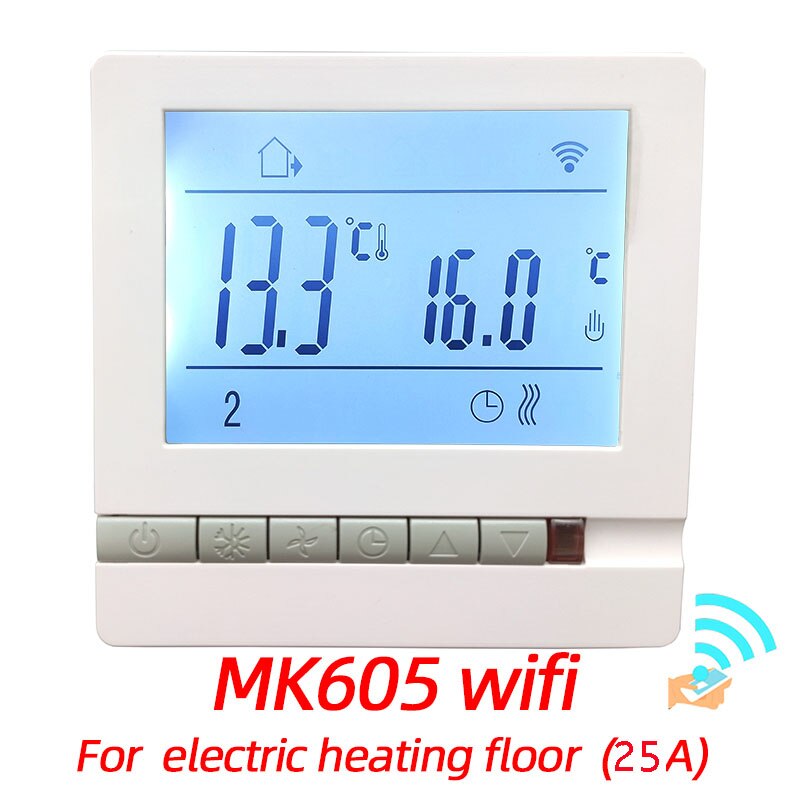 LCD Screen Thermostat Warm Floor Heating System Th... – Grandado