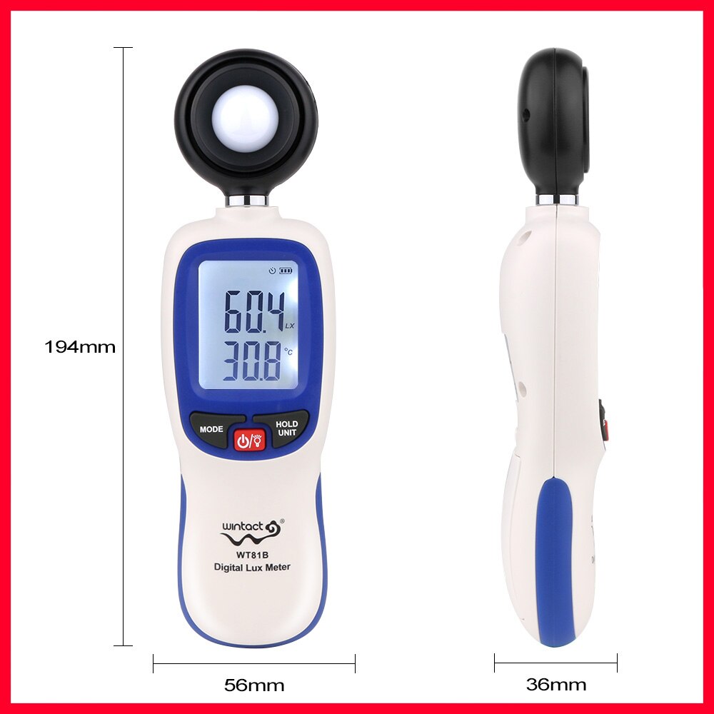 WINTACT Digitale Mini Lux Verlichten Licht Meter M... – Vicedeal