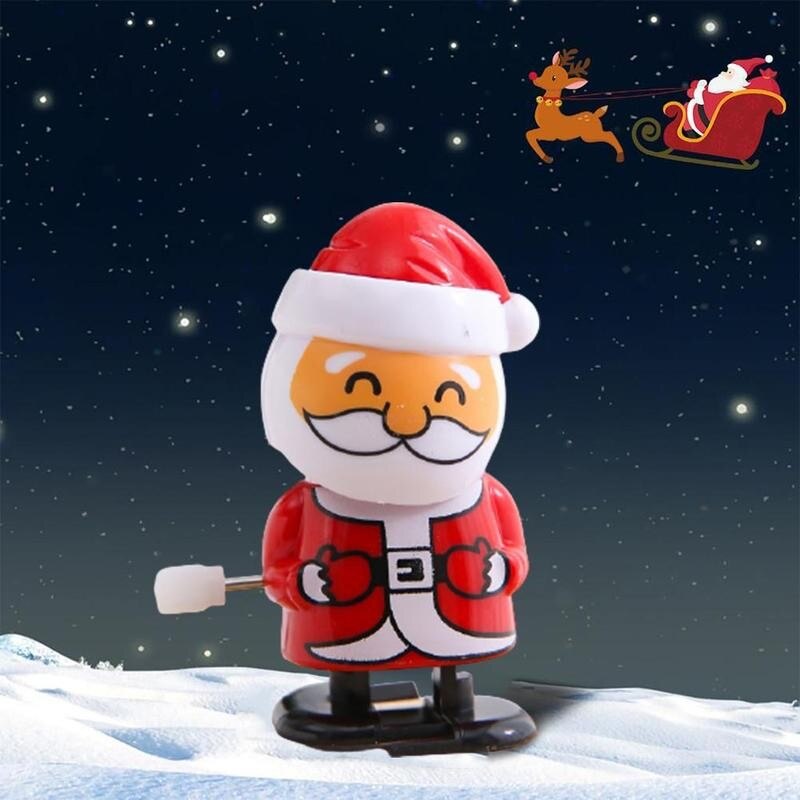 Santa Clockwork Toy Wind-up Old Man Snowman Roller... – Grandado