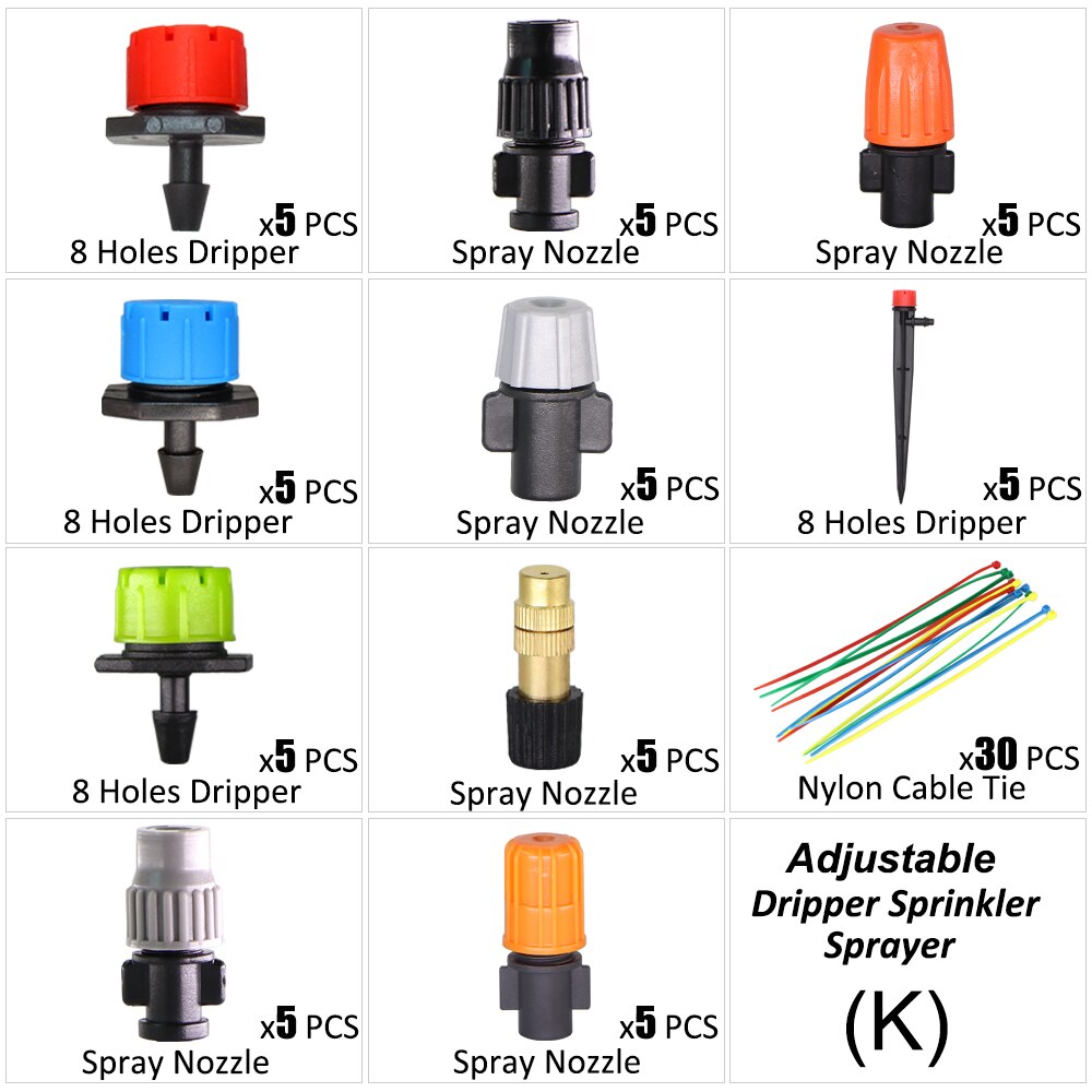 20m Garden Shower Drip Irrigation Sprayer System W... – Grandado