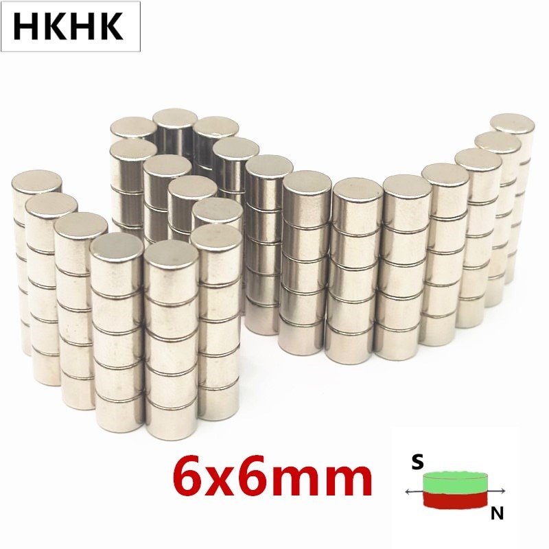 6mm x 6 mm Small Round Neodymium Disc Magnets 6x6 ... – Grandado