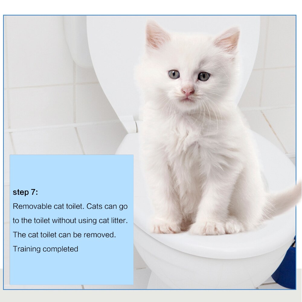 1pcs Plastic Cat Toilet Training Kit Litter Box Pu... – Grandado
