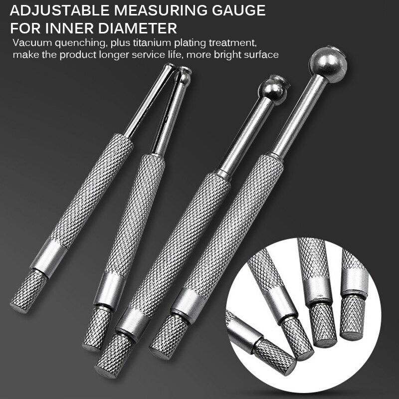 4pcs Telescoping Gauges Small Hole Bore Gauge Ball... – Vicedeal