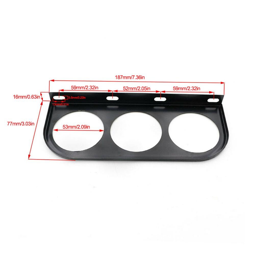 52MM 3 In1 with Volt Meter+Oil Temp Gauge+Oil Pres... – Vicedeal