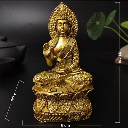 Gouden thaise boeddhabeeld voor huistuindecoratie,... – Grandado