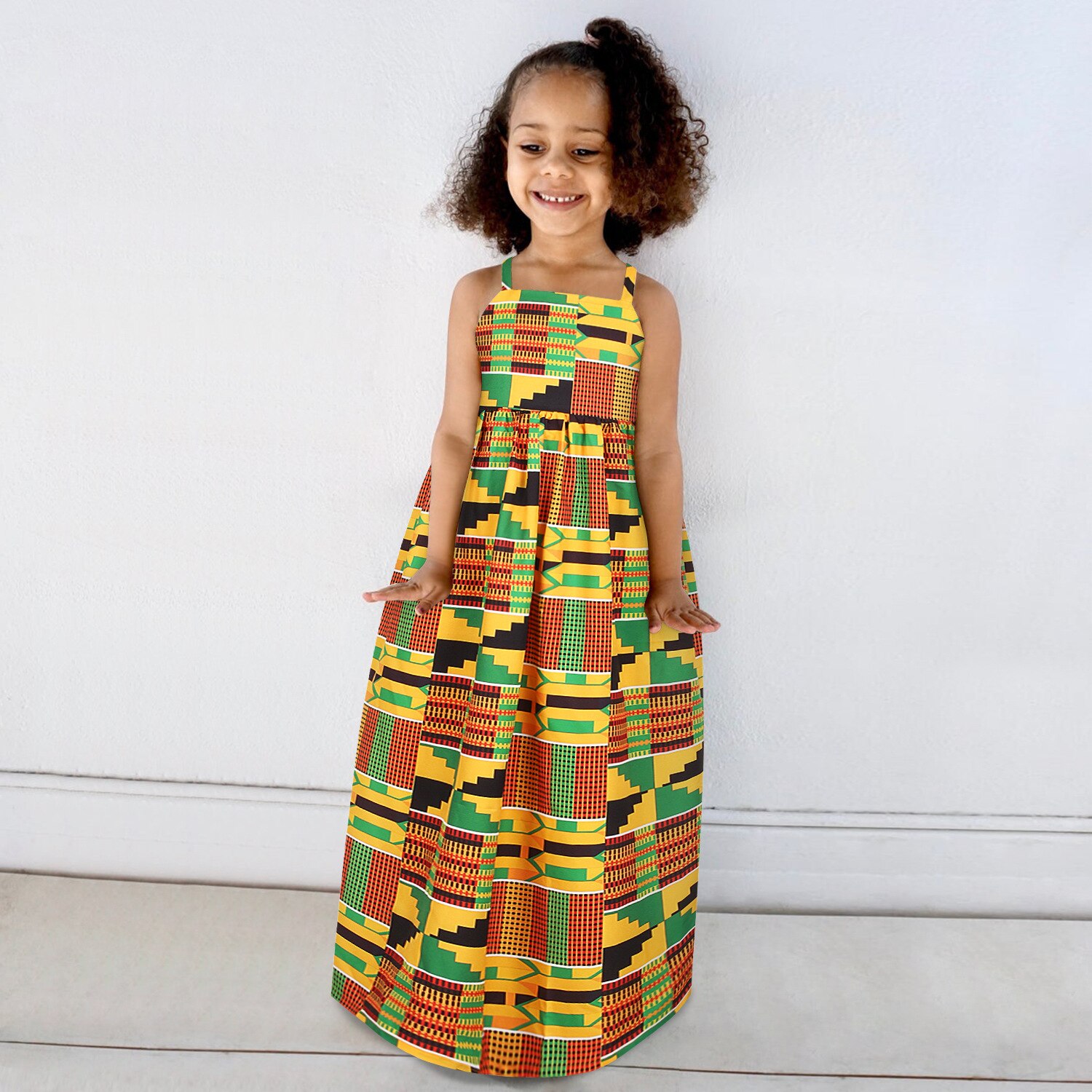 African Maxi Dress For Girl Traditional African Cl... – Grandado