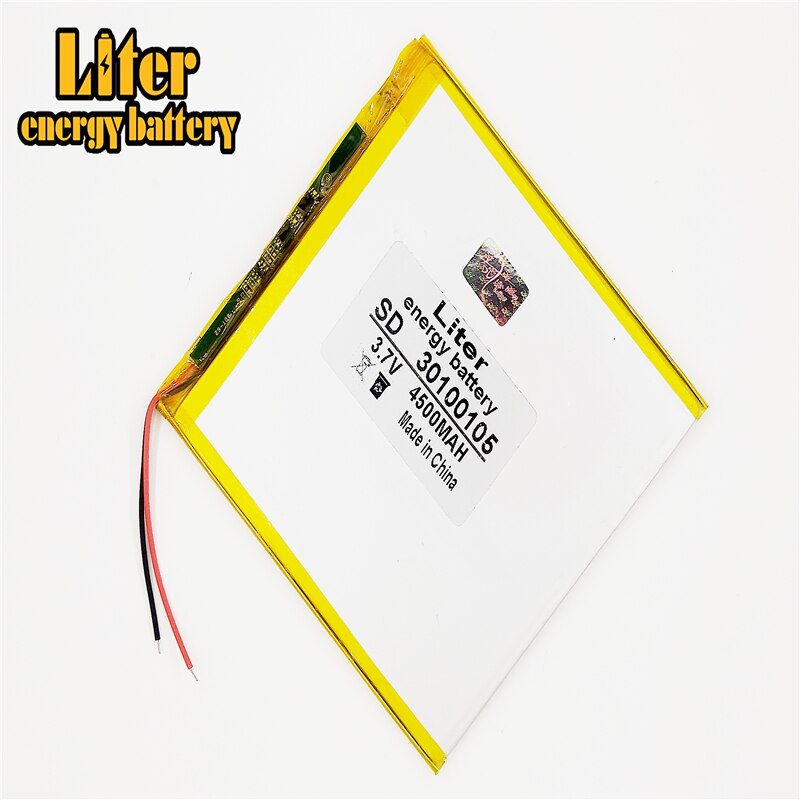 Beste Lithium-Polymer batterie 30100105 3,7 V 4500... – Grandado