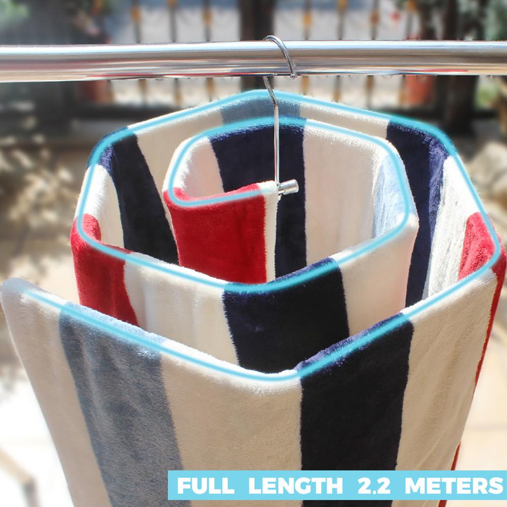 Drying Rack Spiral Shaped Hanger Rotating Quilt St... – Grandado