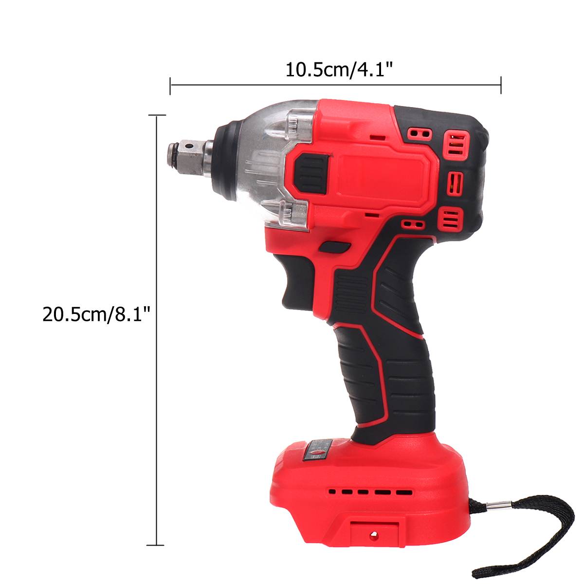 18V 520N.m Electric Brushless Impact Wrench Rechar... – Vicedeal