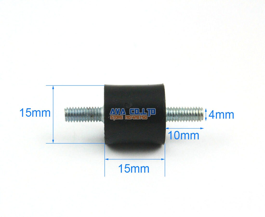 12 Pieces 15*15mm M4*10mm Double End Male Rubber A... – Vicedeal