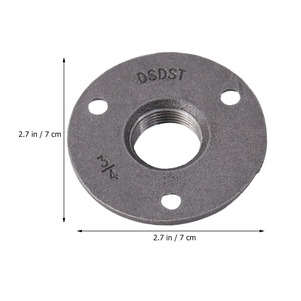 10Pcs Industrial Floor Flange Fittings Retro Vinta... – Vicedeal