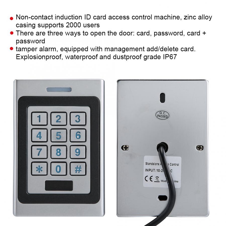 A7-RK-EM RFID Access Controller met Keypad ID Card... – Vicedeal