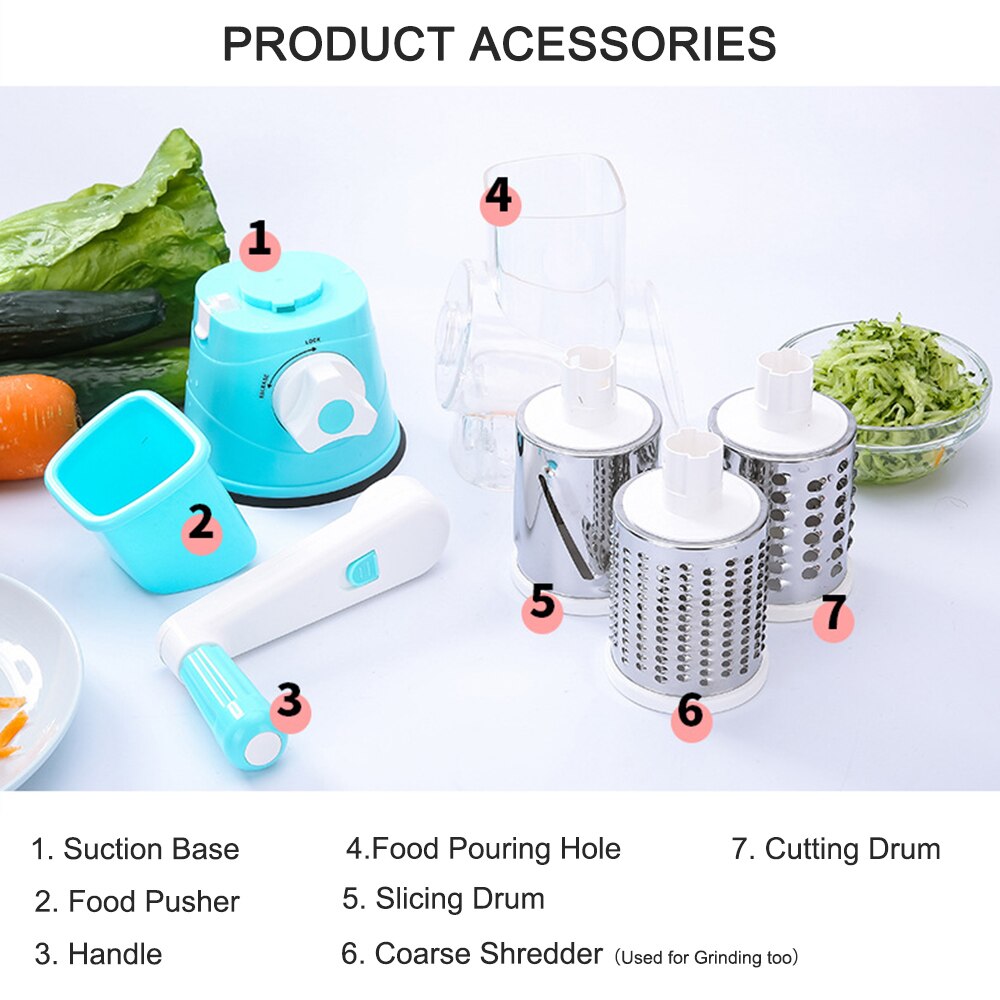 Manual Vegetable Potato Roller Cutter Stainless St... – Grandado
