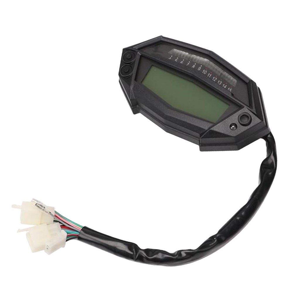Motorcycle LCD Display Tachometer Speedometer Odom... – Grandado