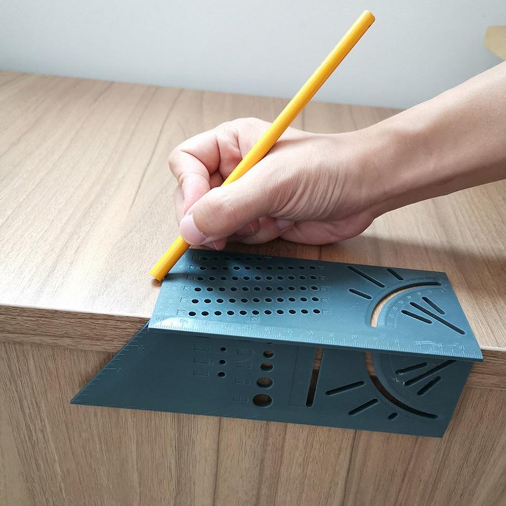 Wood Working Scribe Ruler Gauge 3D Ruler Square La... – Grandado
