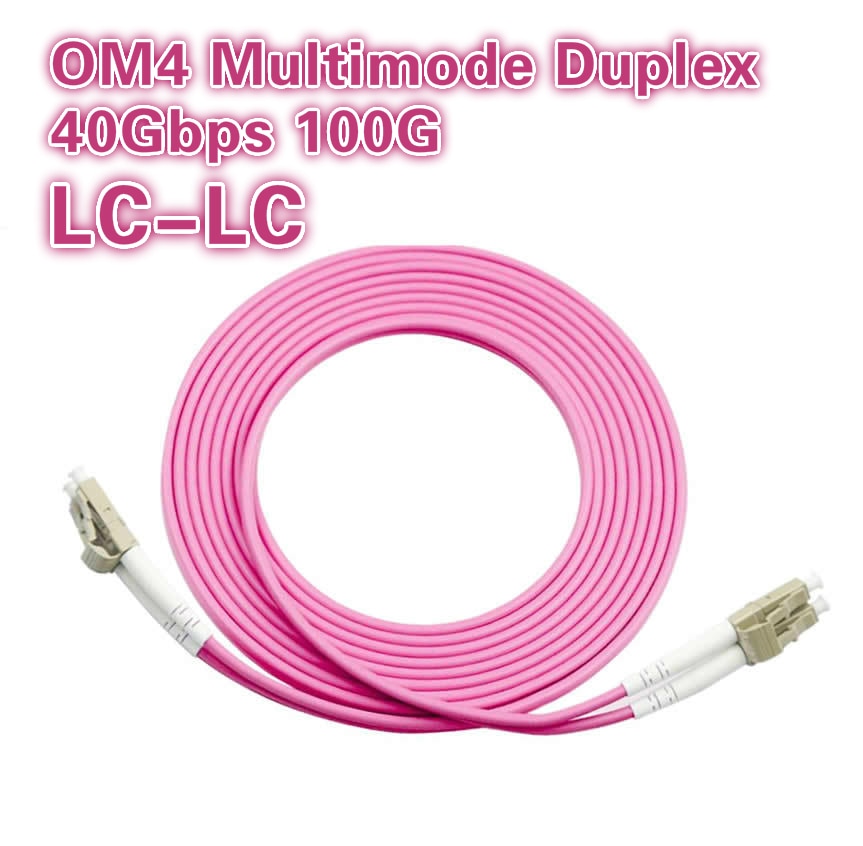 OM4 Multimode Duplex 40Gbps 100G Fiber Optic Patch... – Grandado