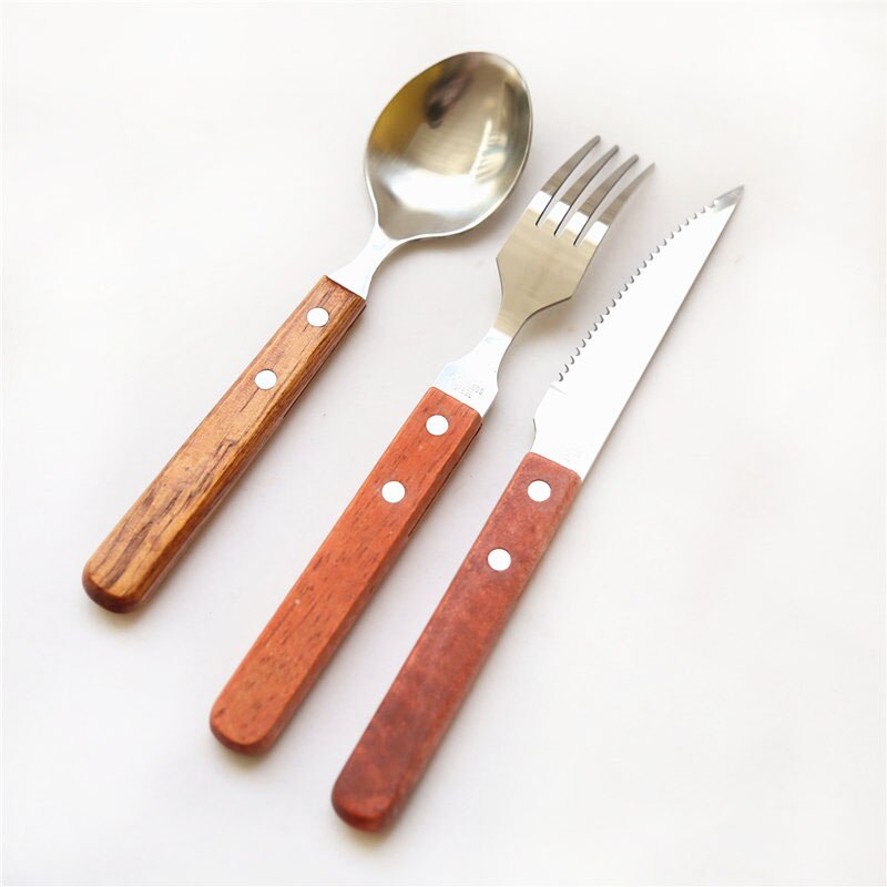 Rustfritt stål bestikk western kniv europeisk best... – Grandado