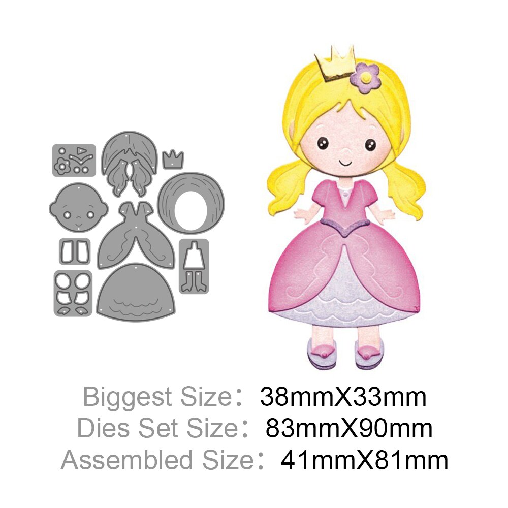 Princess Prince Craft Metal Cutting Frame Template... – Vicedeal