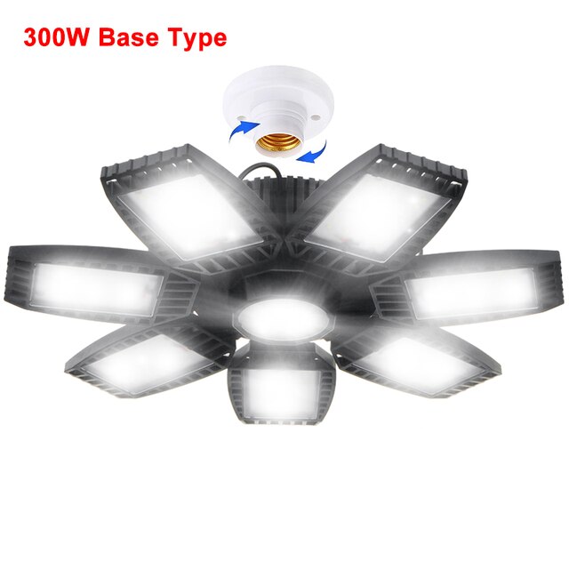 350W LED Garage Light 360° Deformable Ceiling Ligh... – Grandado