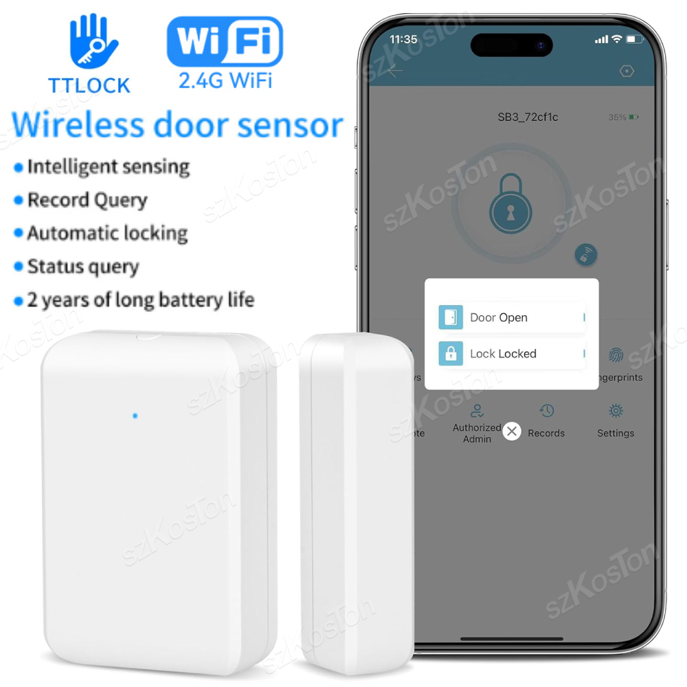 TTLOCK DS2 Wireless Door Sensor Door Contact Detec... – Vicedeal