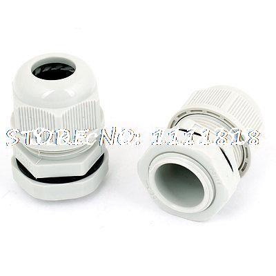 PG16 Water Proof Plastic Cable Glands Adapters Whi... – Grandado