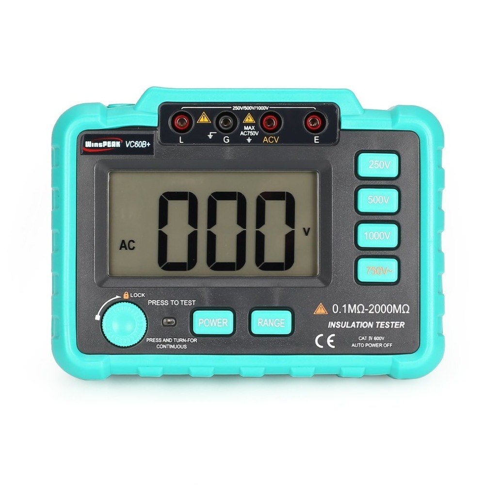 VC60B + 1000V Digitale Auto Range Meter Tester Meg... – Vicedeal