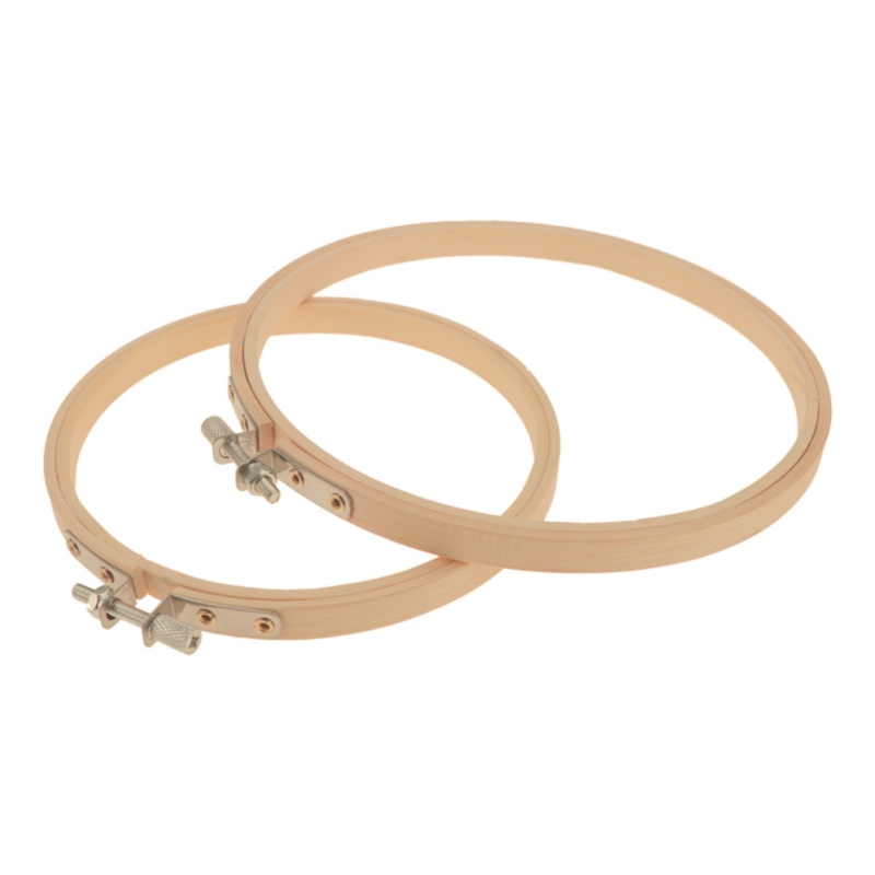 ONEROOM DIY Round Loop Cross Stitch Wood Hand Embr... – Vicedeal