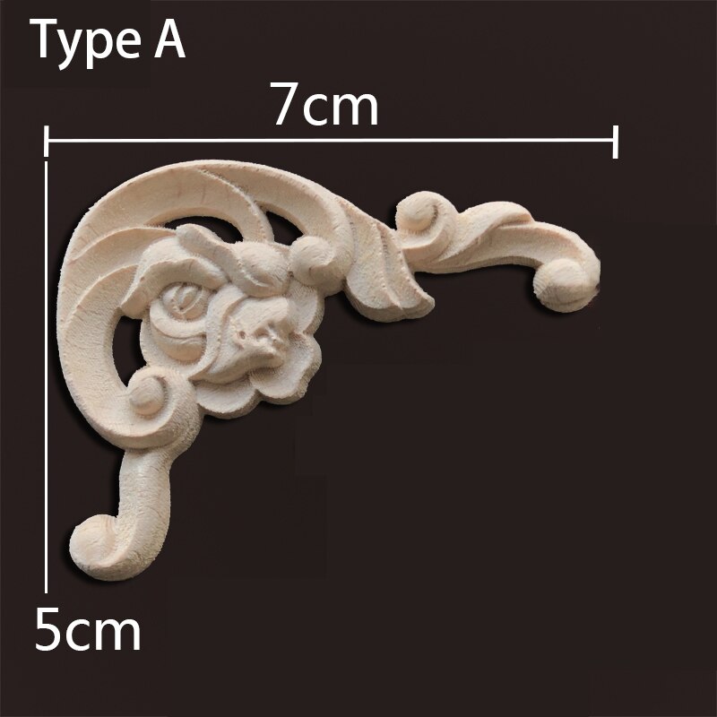 2 Pcs Carved Unpainted European Exquisite Angle wo... – Vicedeal