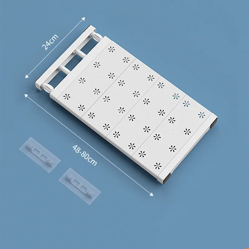 Adjustable Wardrobe Layering Partition Retractable... – Grandado