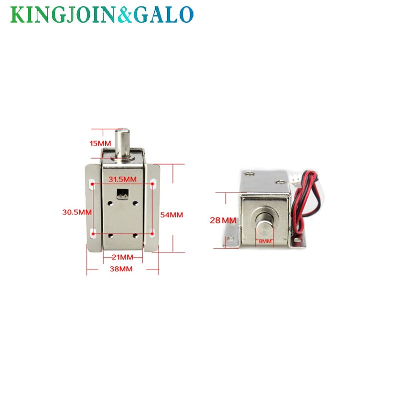 12V DC mini Electric Metal Small Bolt Lock Magneti... – Vicedeal