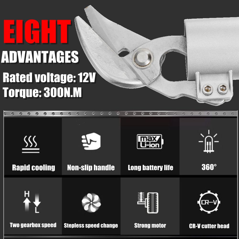 12V Electric Scissors Machine 300N.M 2 speed Metal... – Vicedeal